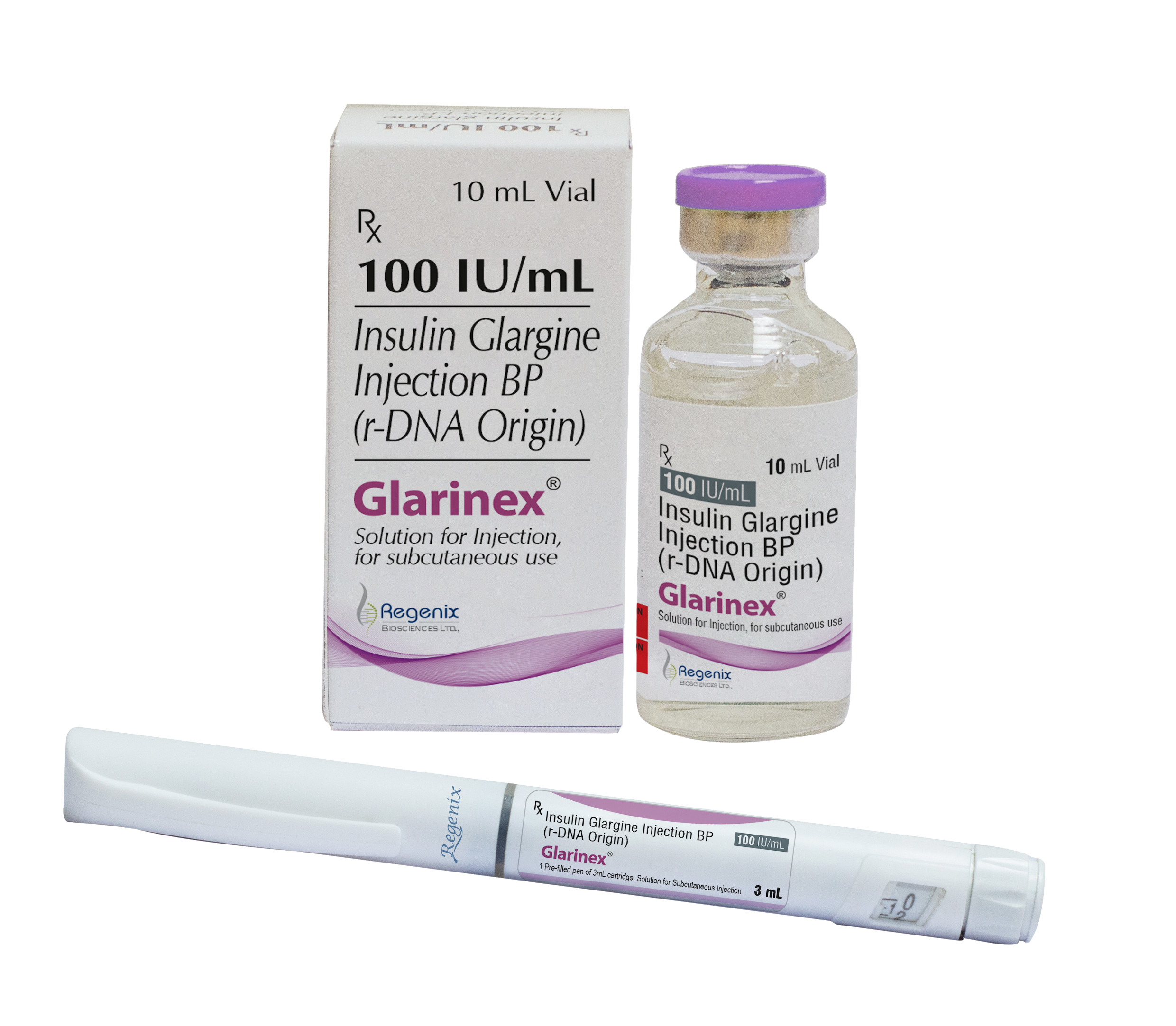 Insulin Glargine Injection 100iu Ml Regenix Drugs Ltd Cphi Online